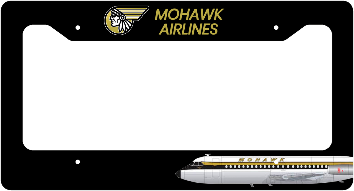 Mohawk Airlines - License Plate Thick Frame – Airline Employee Shop