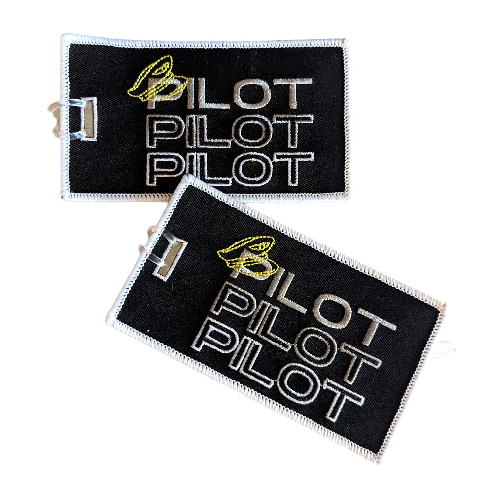 Pilot - Embroidered Bag Tag – Airline Employee Shop