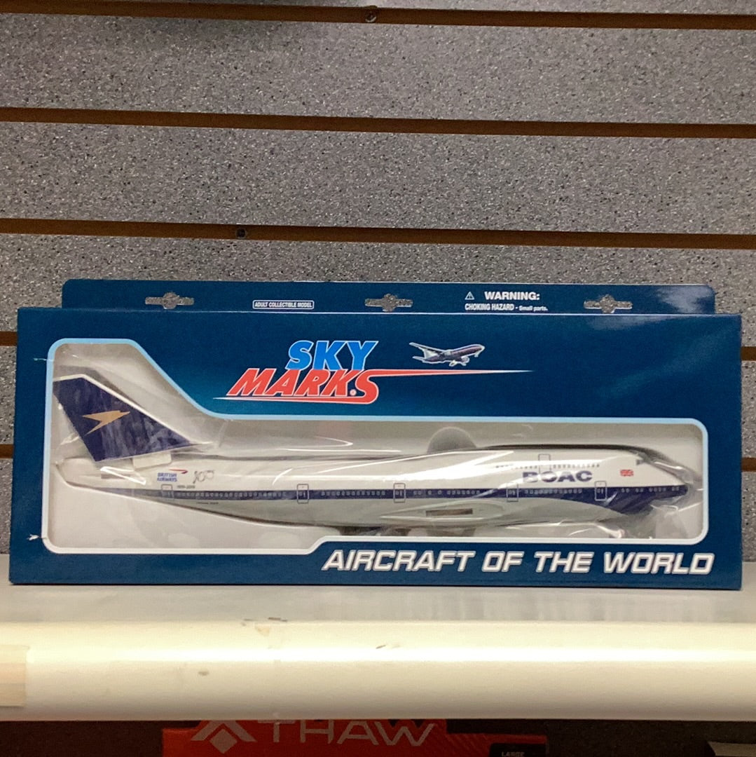 Skymarks Model Planes-BA 747 BOAC : 1/200 – Airline Employee Shop