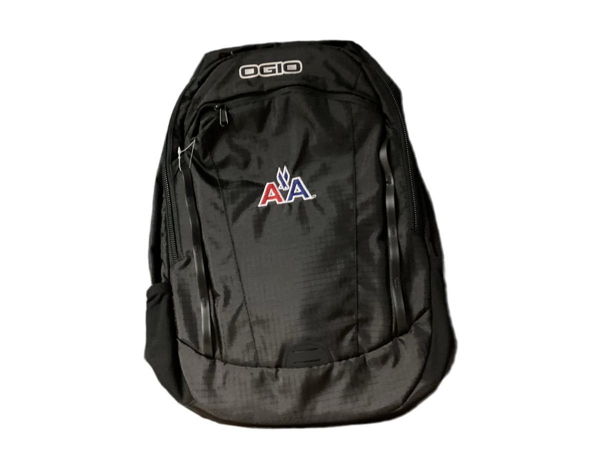 Ogio Carbon Black Backpack with Old AA Logo – Airline Employee Shop
