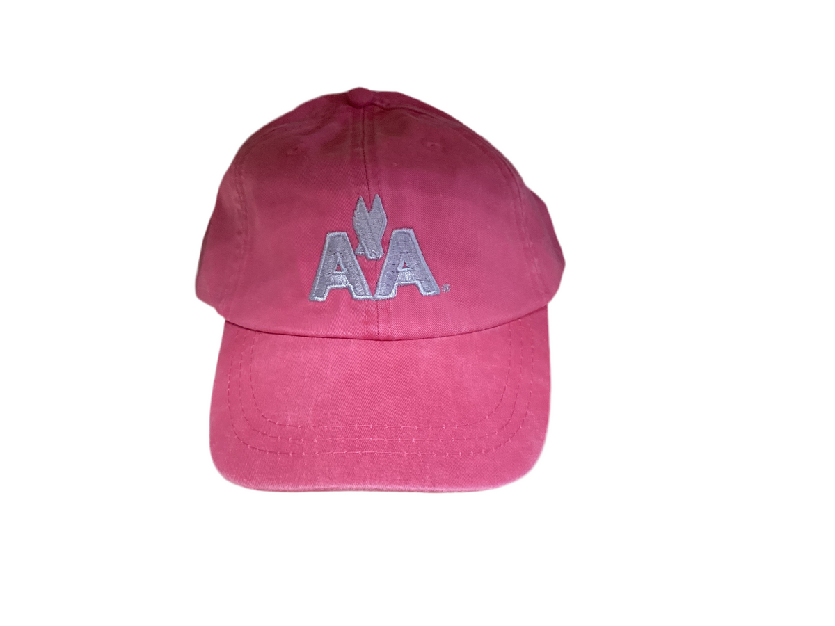 Old AA Logo Cotton Cap - Hot Pink w/silver thread – Airline Employee Shop