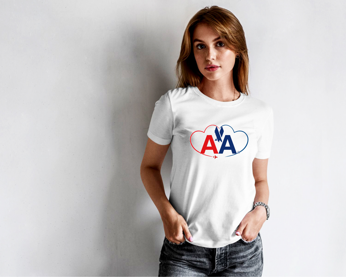 Valentine AA 1967 Logo Softstyle T-Shirt – Airline Employee Shop