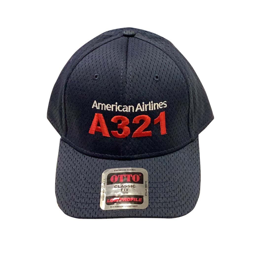 AA A321 Mesh Cap-Navy – Airline Employee Shop