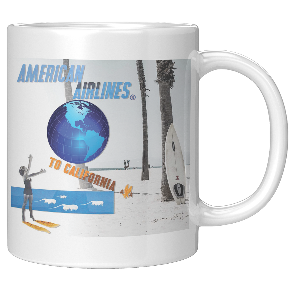 AA - 1940s Logo - California Coffee Cup – Airline Employee Shop
