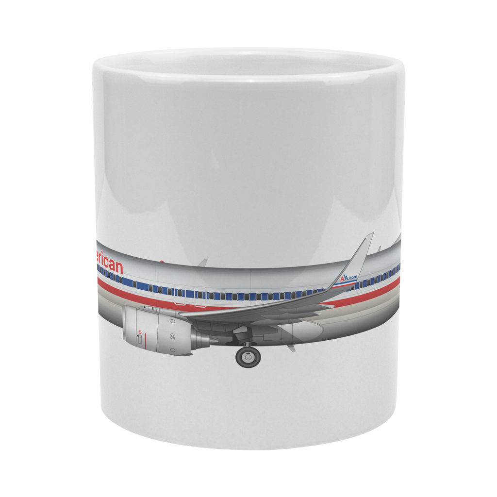 AA - American Airlines 737 Coffee Mug – Airline Employee Shop