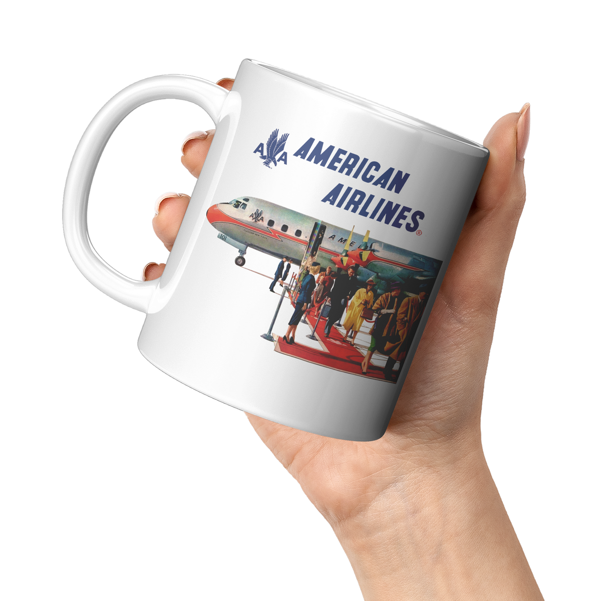 American Airlines Red Carpet - Coffee Mug – Airline Employee Shop