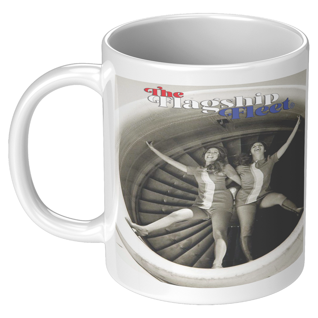 American Airlines Stewardess In Jet Engine Coffee Mug – Airline ...