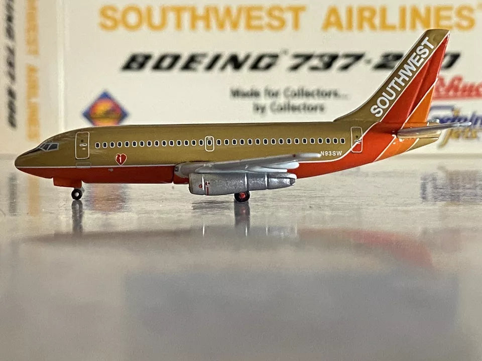 Southwest Airlines 737-200 Old Mustard Gold Livery N93SW Gemini 1:400 ...