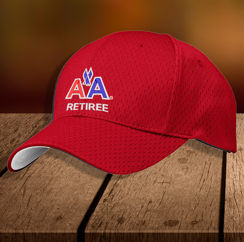 American Airlines Old AA Logo Retiree Mesh Cap – Airline Employee Shop