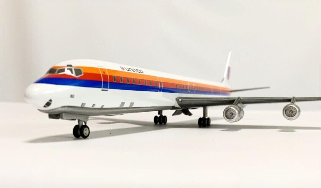 United Airlines DC-8-61 N8079U Scale 1:250 – Airline Employee Shop