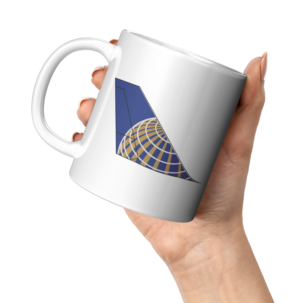 United Airlines Livery Plane Tail Coffee Mug - 11oz – Airline Employee Shop