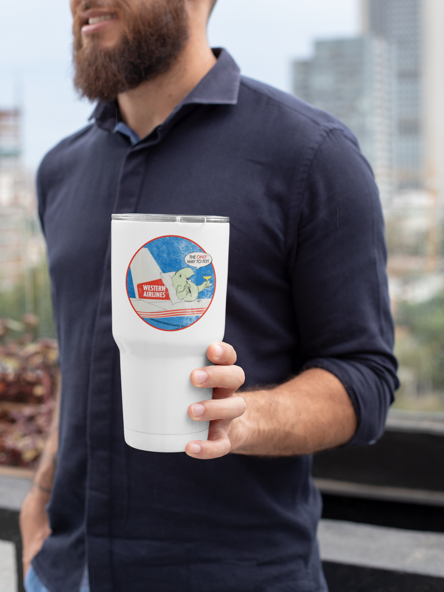Western Airlines Wally Bird Tumbler – Airline Employee Shop