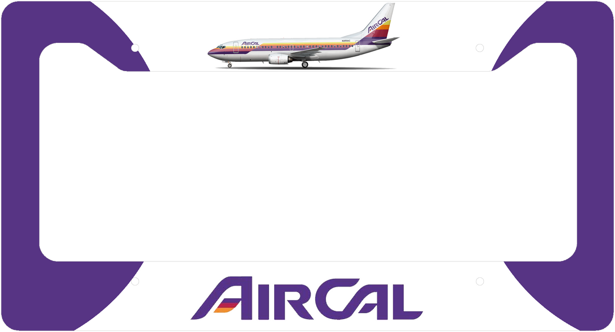 Aircal Livery - License Plate Thick Frame – Airline Employee Shop