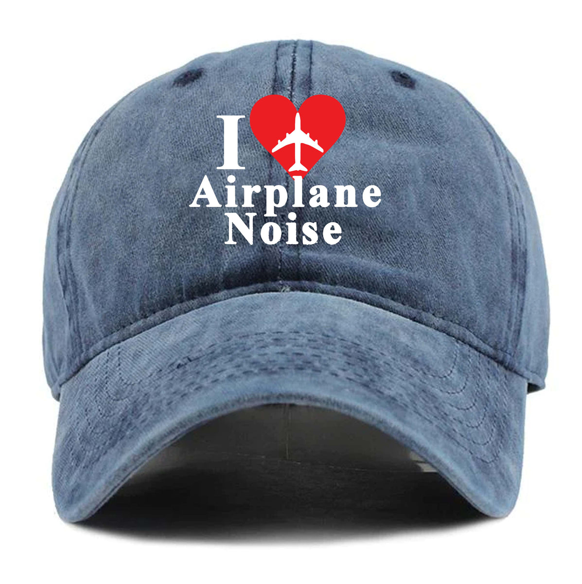 I Love Airplane Noise Cap – Airline Employee Shop