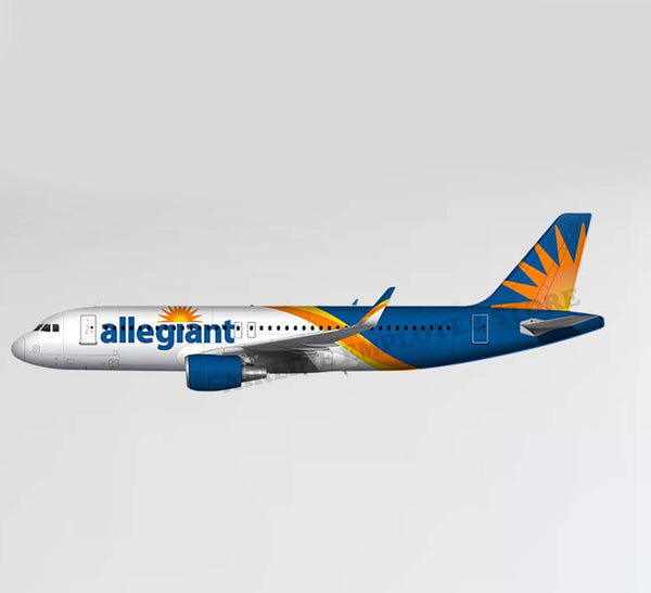 Allegiant Air Livery Decal Stickers – Airline Employee Shop