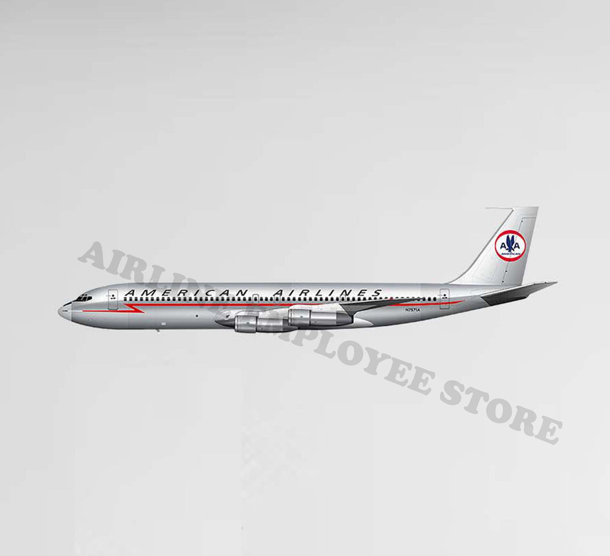 American Airlines Astrojet Livery Decal Stickers – Airline Employee Shop