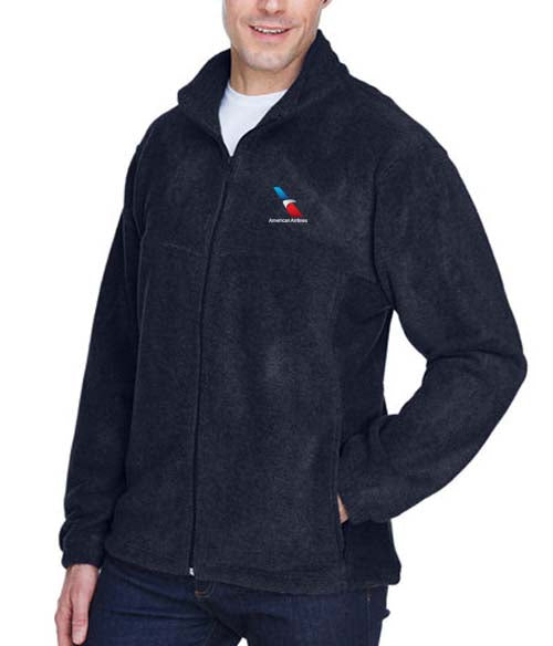 Full-Zip Fleece Jacket with 2013 AA Logo – Airline Employee Shop