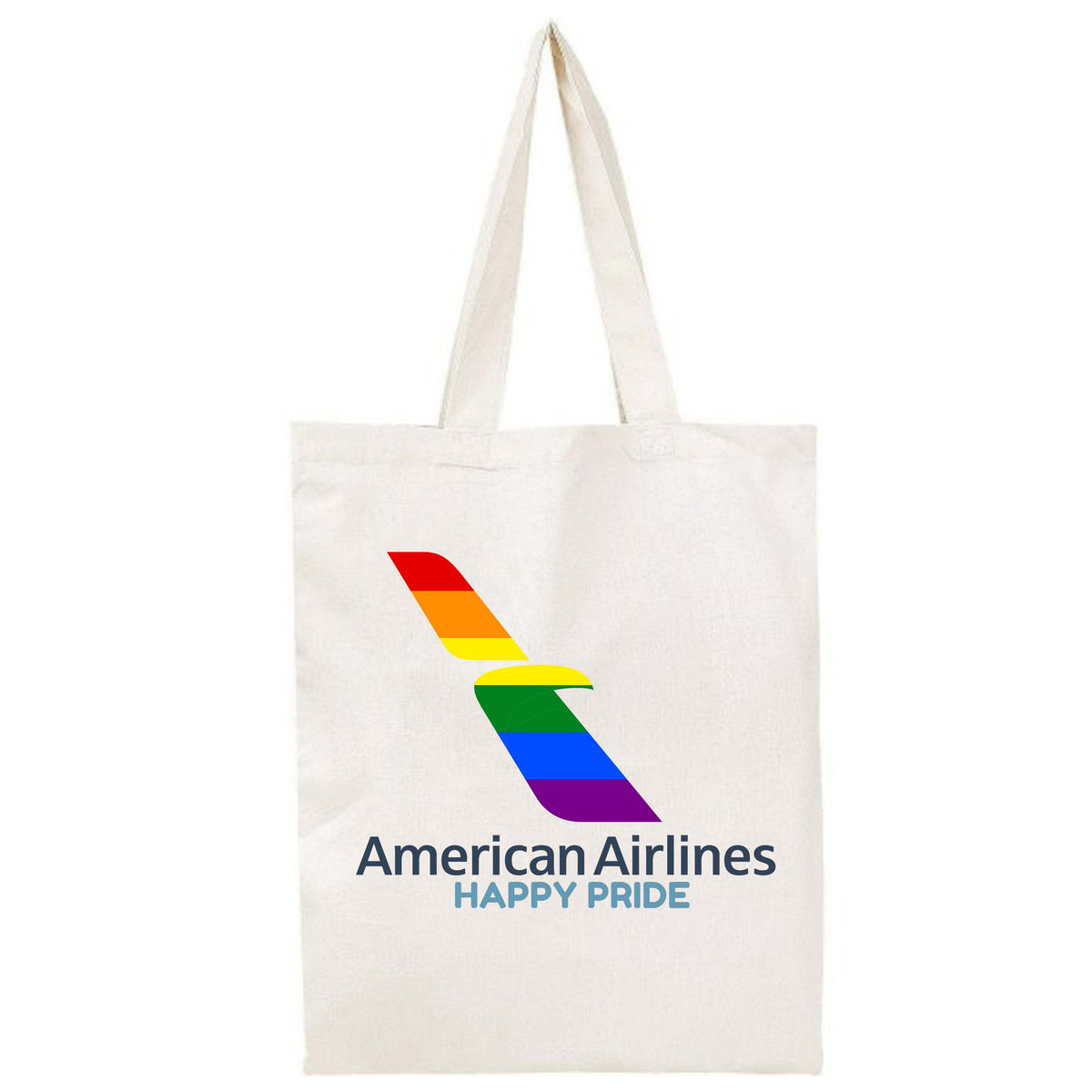 AA 2013 Rainbow Happy Pride Tote Bag – Airline Employee Shop