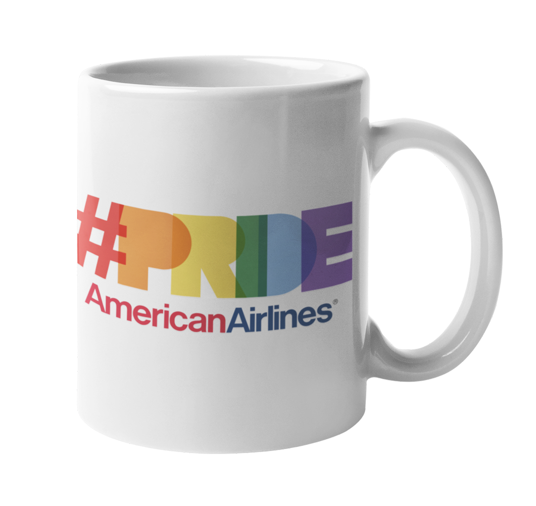 AA #Pride Coffee Mug – Airline Employee Shop