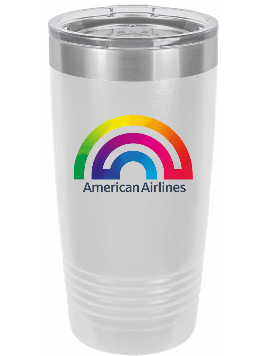 AA Rainbow Tumbler – Airline Employee Shop