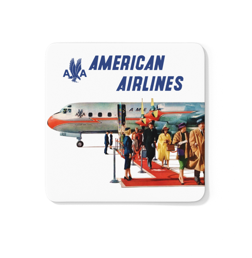 AA Runway - Square Coaster – Airline Employee Shop