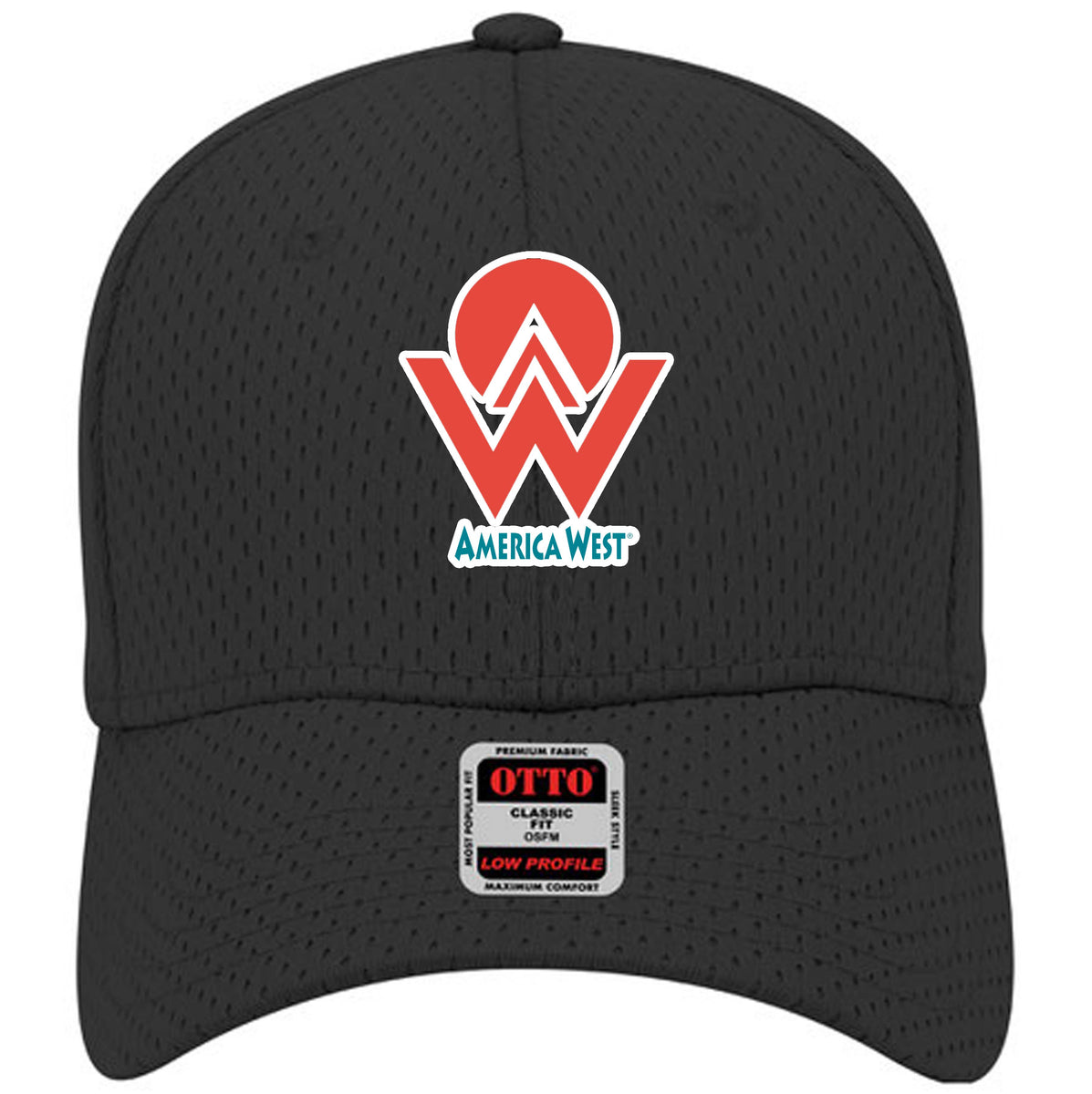America West Logo Mesh Cap – Airline Employee Shop
