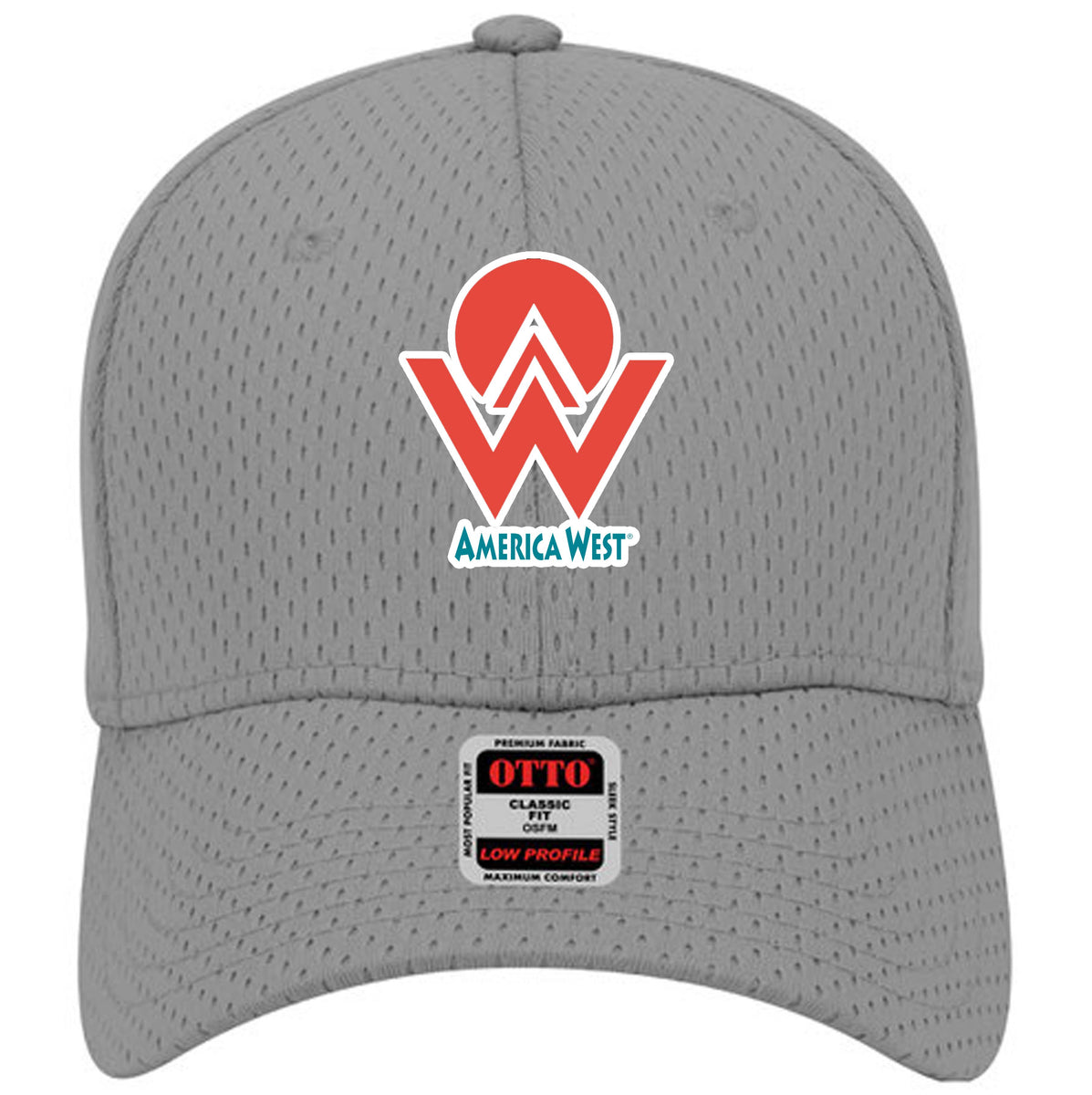 America West Logo Mesh Cap – Airline Employee Shop