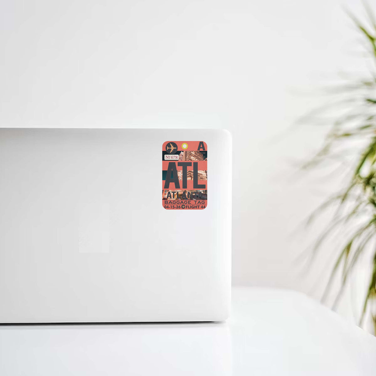 Atlanta Luggage Tag Design Decal Stickers – Airline Employee Shop