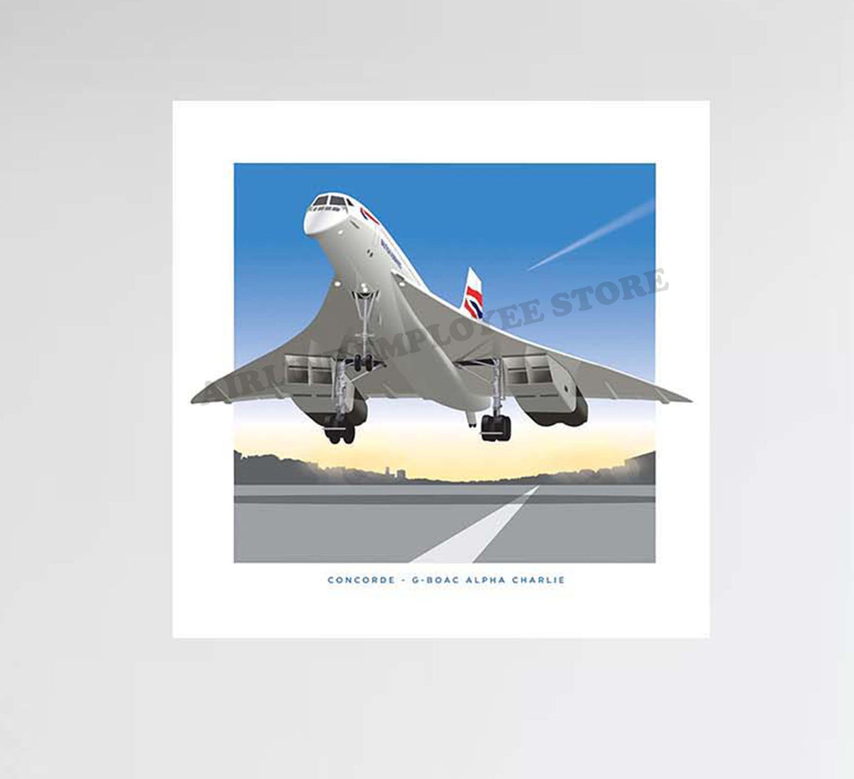 British Airways Concord-G-Boac Alpha Charlie Decal Stickers – Airline ...