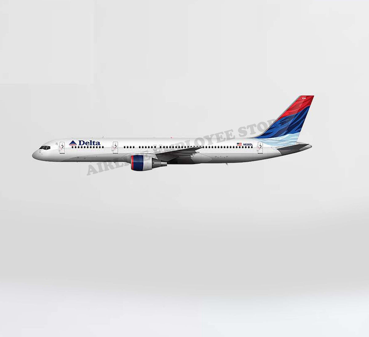 Delta Colors In Motion Livery Decal Stickers – Airline Employee Shop