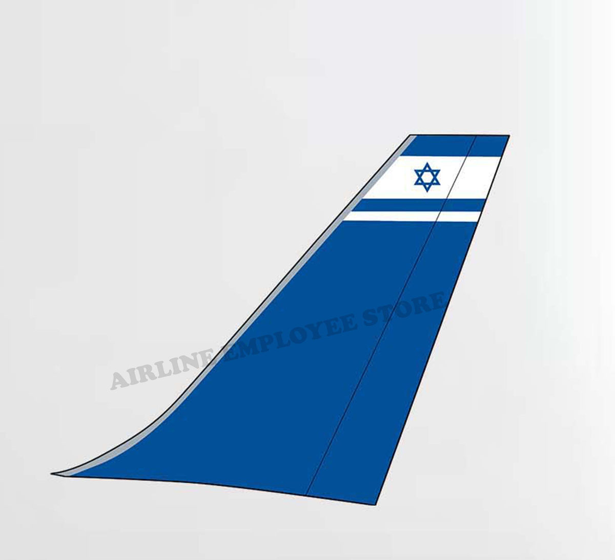 El Al Isreal Tail Decal Stickers – Airline Employee Shop