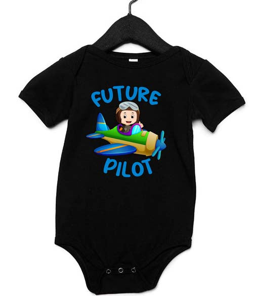 Future Pilot Infant Onesie – Airline Employee Shop