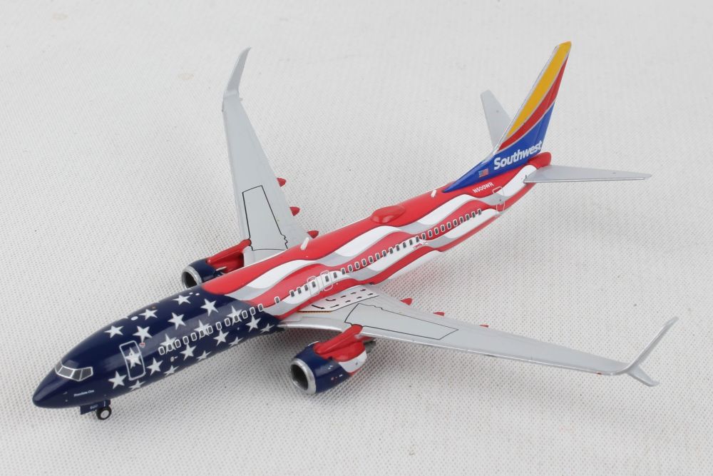 Southwest Airlines B737-800 Freedom One Livery Gemini 1:400 scale Reg ...