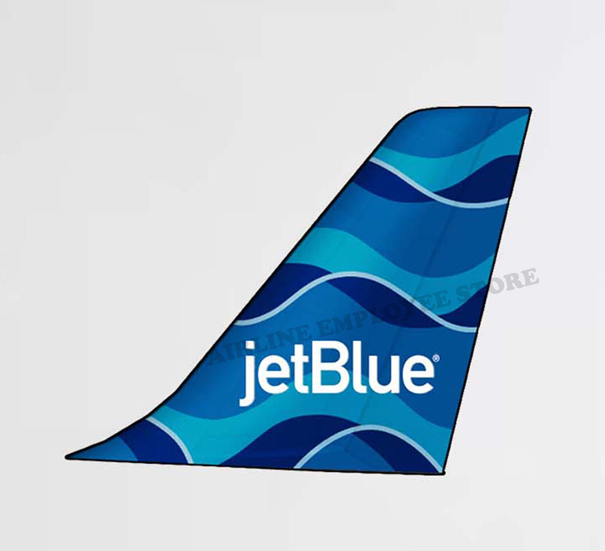 Jet Blue Livery Tail Decal Stickers – Airline Employee Shop