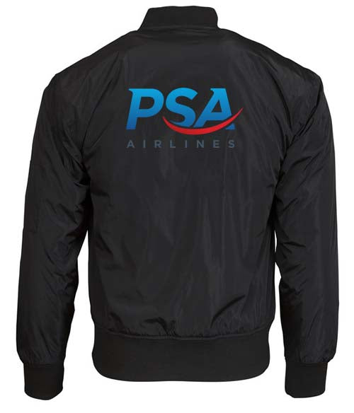 PSA New Logo Black Bomber Jacket – Airline Employee Shop