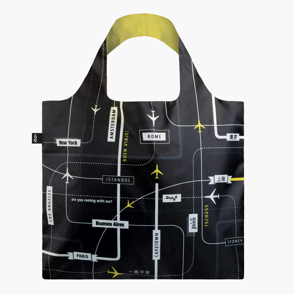 Departure Map Tote Bag – Airline Employee Shop