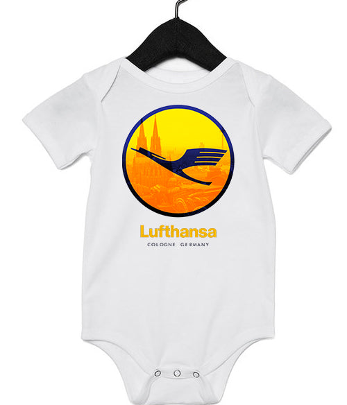 Lufthansa Logo Infant Onesie – Airline Employee Shop