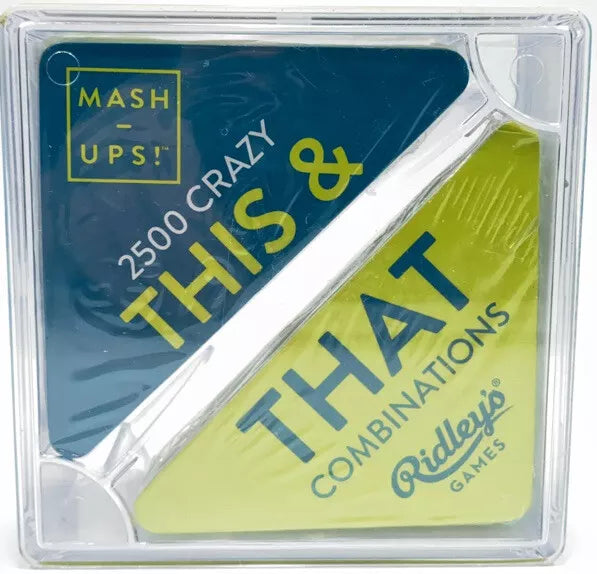 THIS & THAT Mash-Ups! Conversation Starter Game – Airline Employee Shop