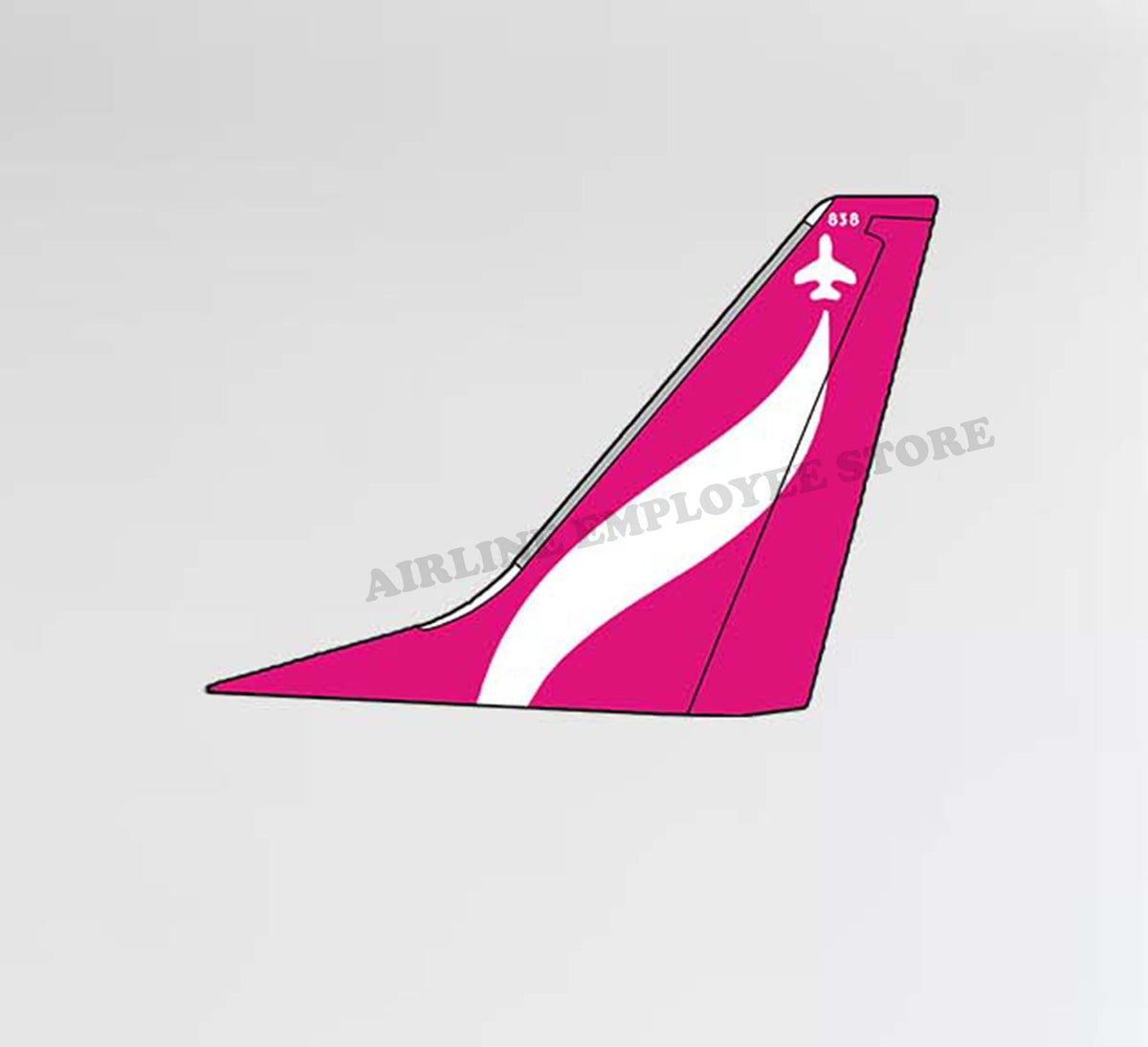 Swoop 737-800 Livery Tail Decal Stickers – Airline Employee Shop