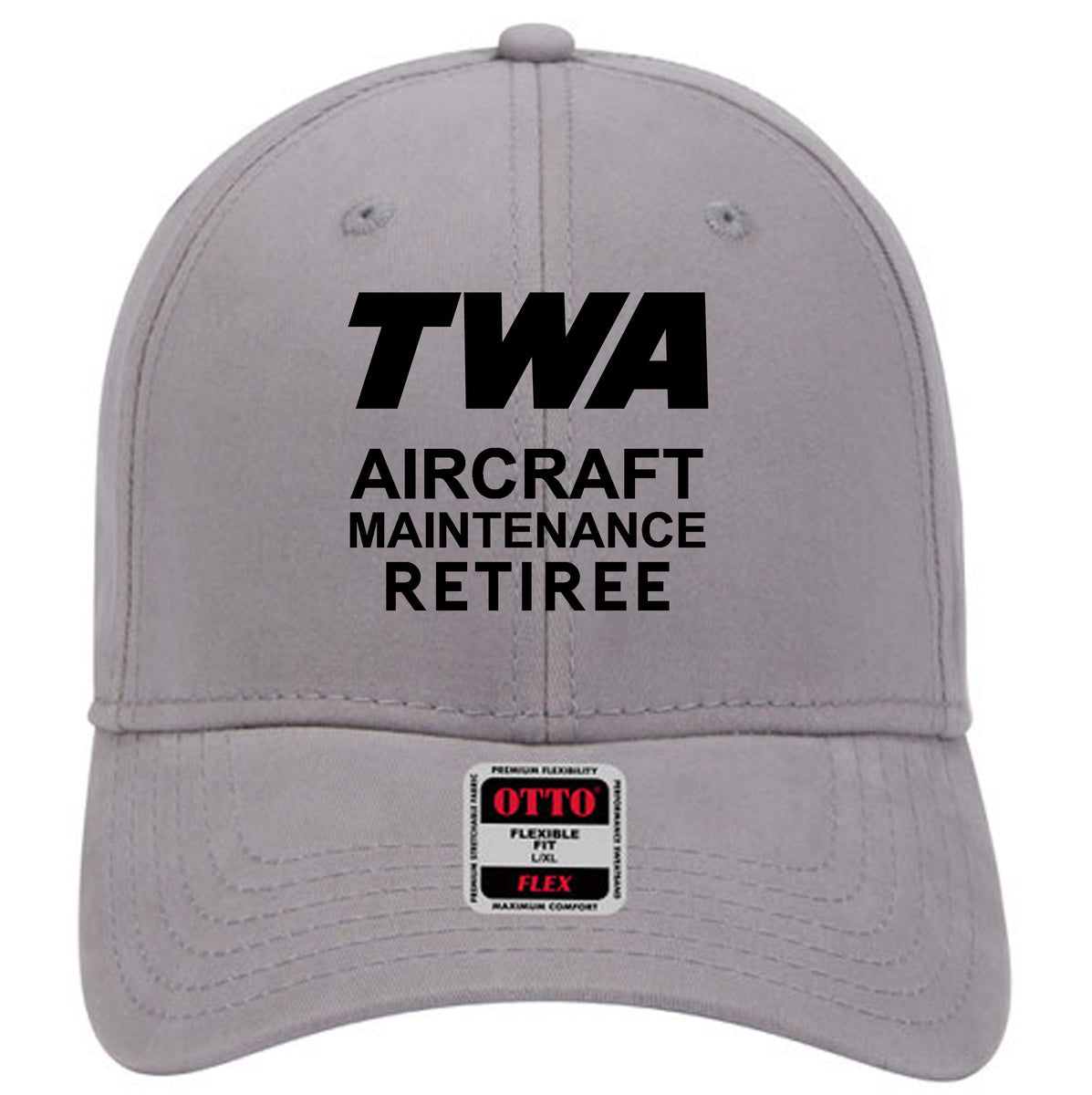 RETIREE TWA Aircraft Maintenance Flex Cap – Airline Employee Shop