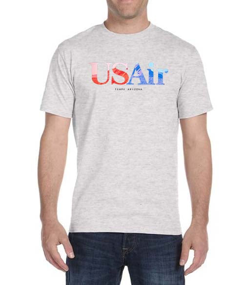 USAir Logo Orgin City View T-Shirt – Airline Employee Shop