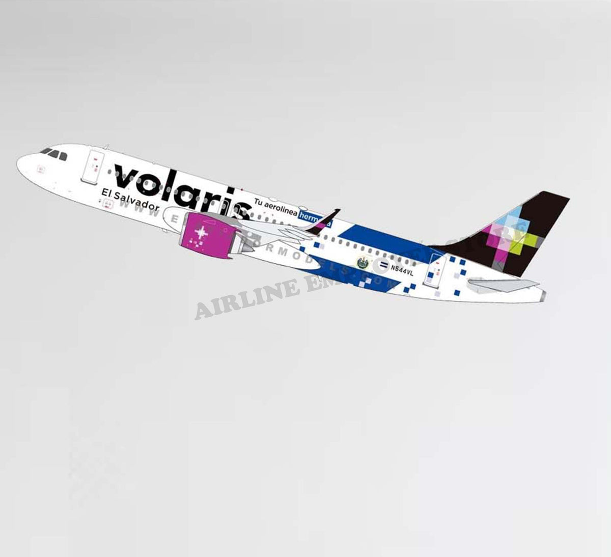 Volaris A320 Livery Decal Stickers – Airline Employee Shop