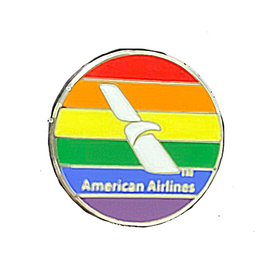 AA Pride Lapel Pin – Airline Employee Shop