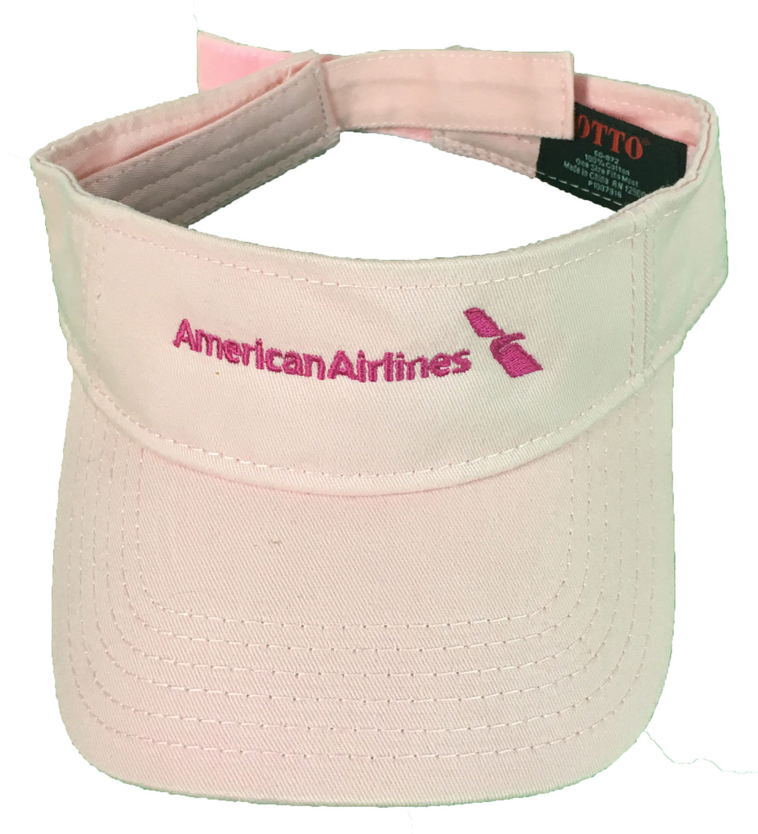 Hot Pink AA 2013 Logo Pink Visor – Airline Employee Shop