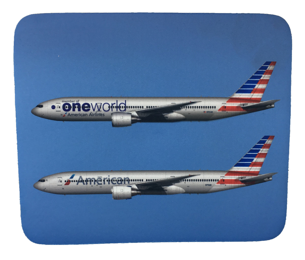 AA 777 New Livery Mousepad by Norebbo – Airline Employee Shop