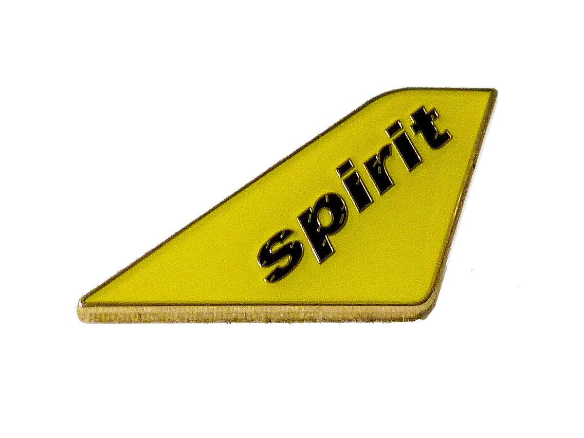 Spirit Airlines Yellow Livery Tail Pin – Airline Employee Shop