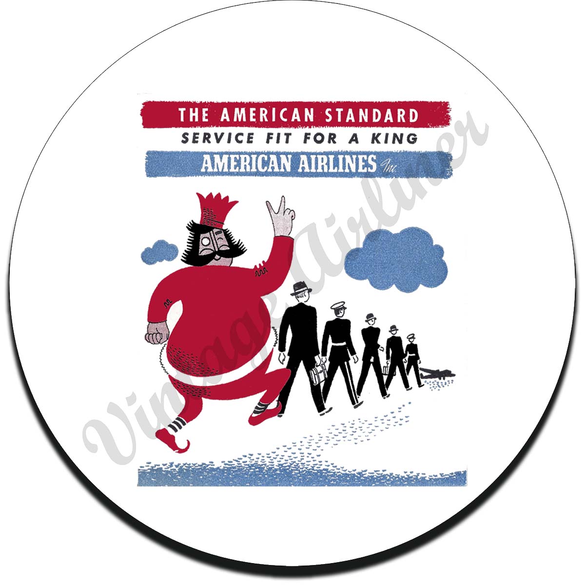 AA Service Fit For A King Coaster – Airline Employee Shop