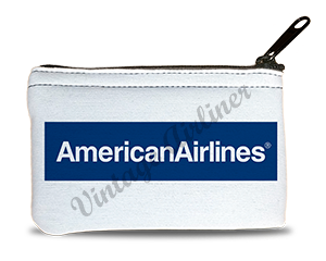 American Airlines in Blue Rectangular Coin Purse – Airline Employee Shop