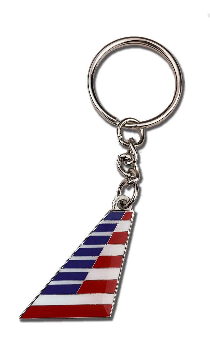 New AA Tail Keychain Metal – Airline Employee Shop