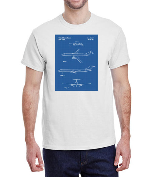 Model Blueprint T-Shirt – Airline Employee Shop